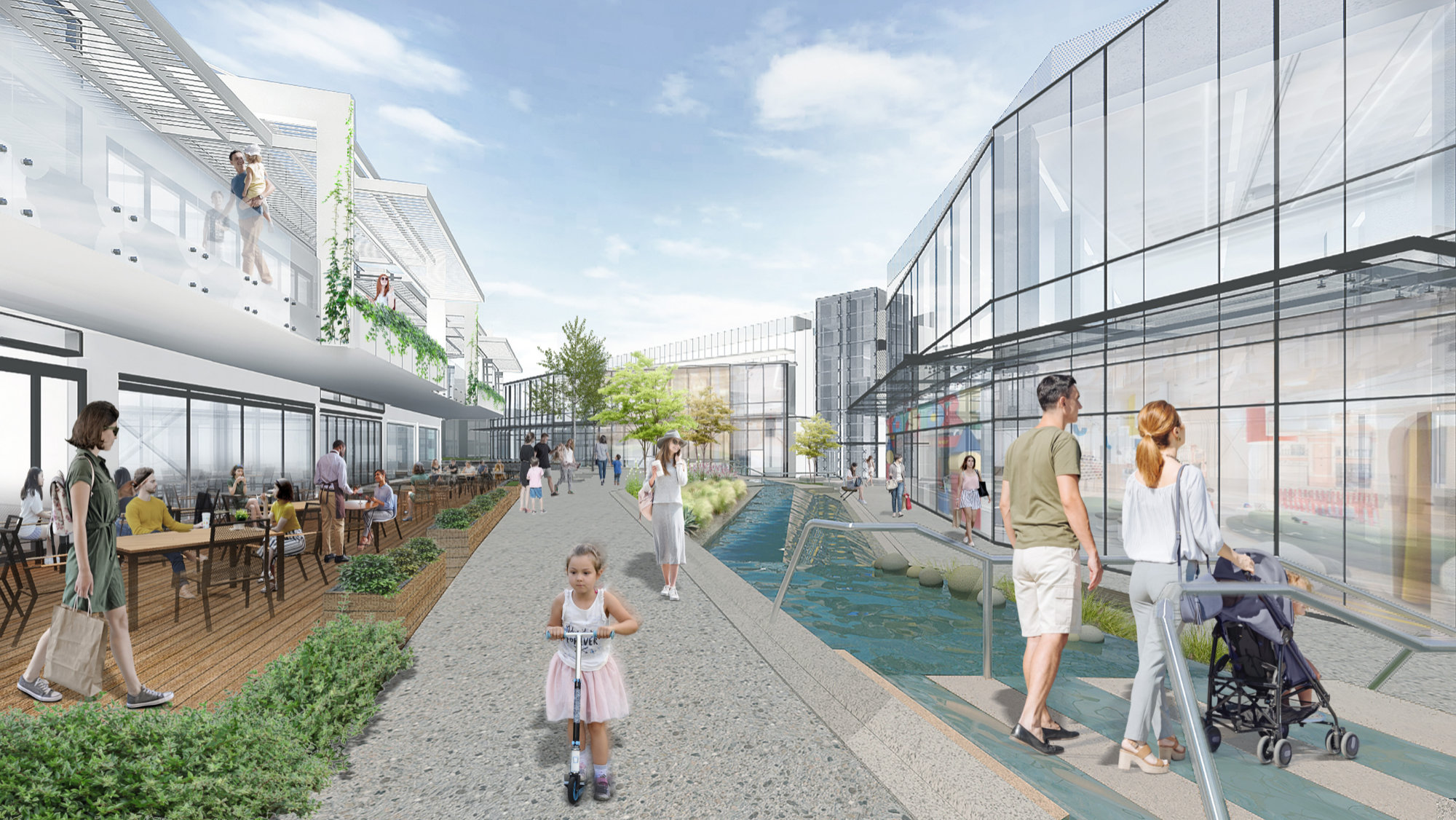 "River West Open" Shopping Center | Vikelas Architects