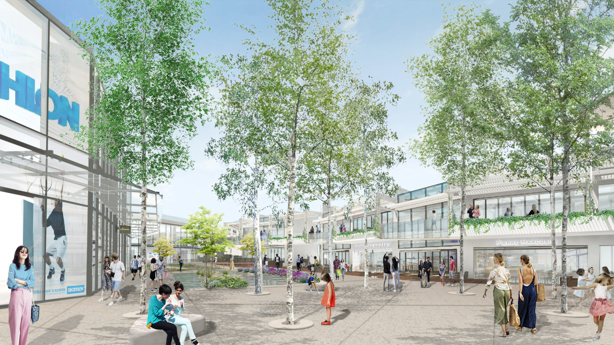 "River West Open" Shopping Center | Vikelas Architects